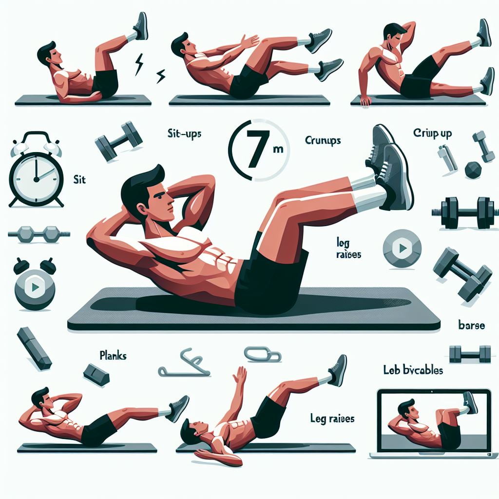 Free 7 Minute Abs Workout That Actually Works - FitNTip