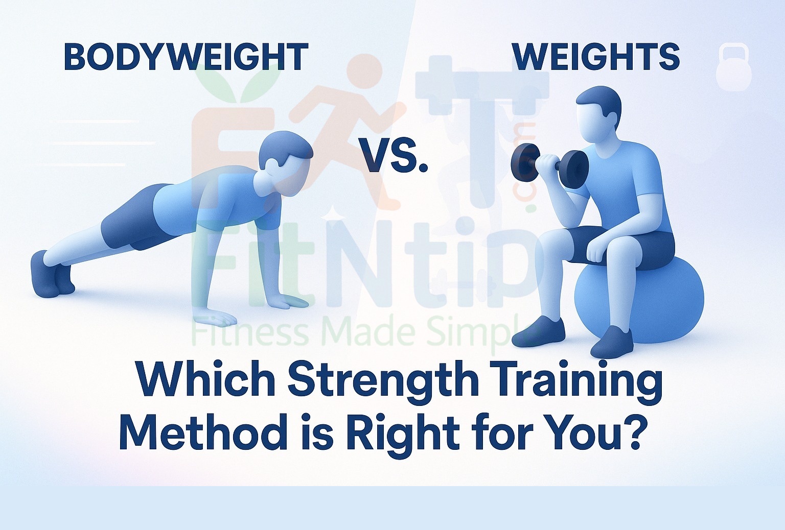 Bodyweight Vs. Weights: Which Strength Training Method Is Right For You ...